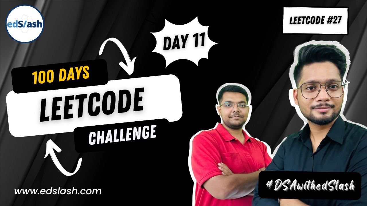 LeetCode Challenge #27. Remove Element - edSlash
